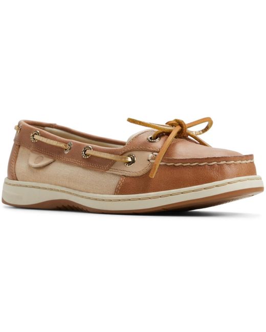 Sperry Top-Sider Angelfish Slip On Boat Shoes in Brown | Lyst