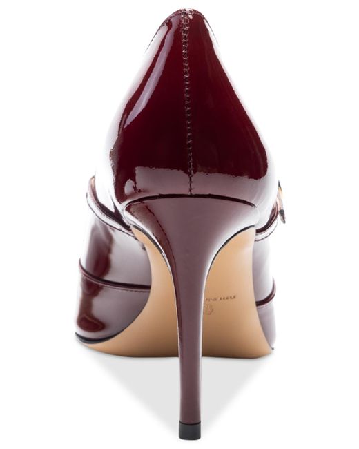 Bruno Magli Prima Mary Jane Pumps in Red | Lyst