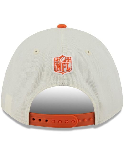 KTZ Cream/orange Denver Broncos 2025 Nfl Draft 9forty A-frame M-crown ...