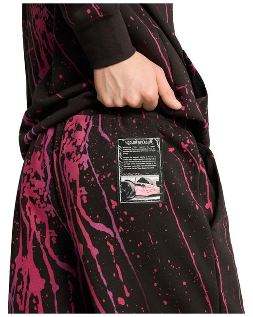 PUMA X F1 Splatter Paint Logo Shorts in Black for Men | Lyst