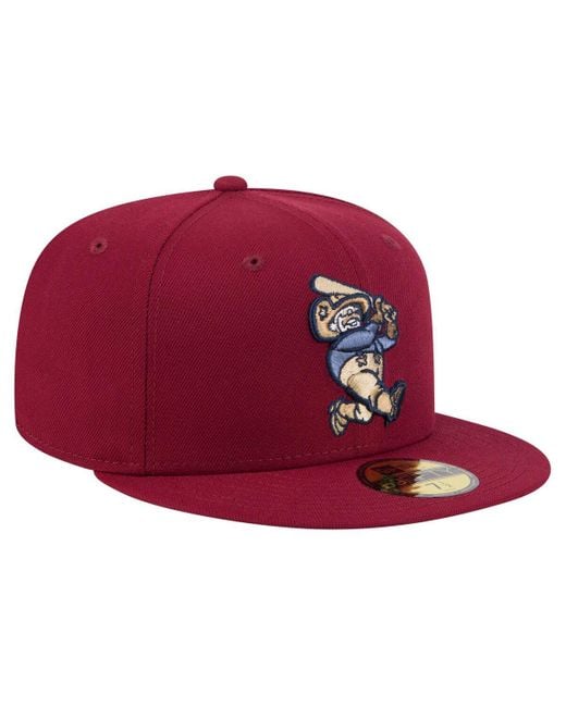 KTZ Frisco Roughriders Authentic Collection 59fifty Fitted Hat in Red ...