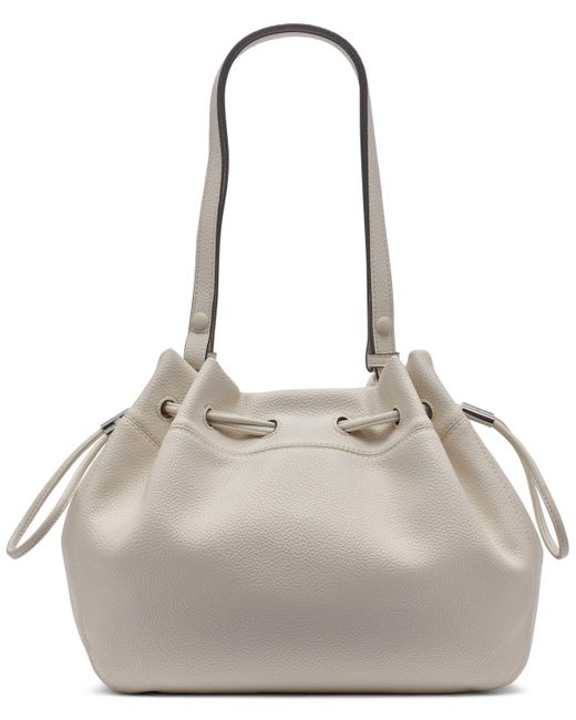 Halston Lilly Medium Shoulder Bag in Natural | Lyst