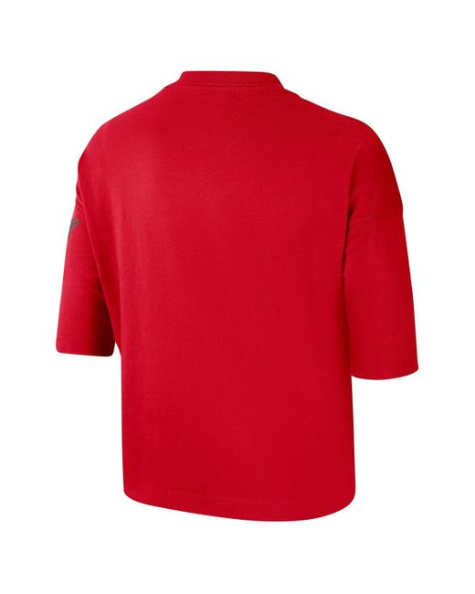 Nike Miami Heat 2024/25 City Edition Courtside Boxy T-shirt in Red | Lyst