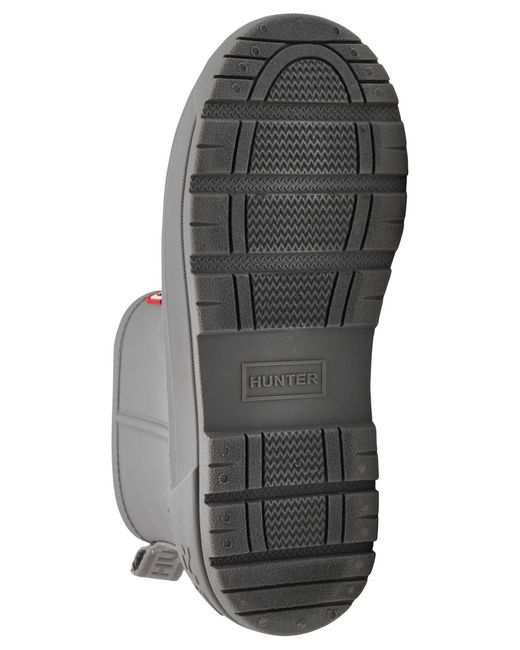 HUNTER Wales Waterproof Rain Booties From Finish Line in Gray | Lyst