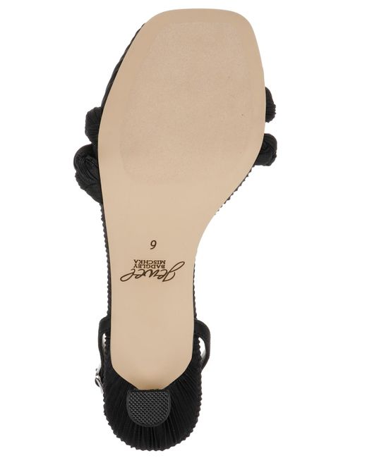 Badgley Mischka Sharon Square Toe Dress Sandals in Black | Lyst