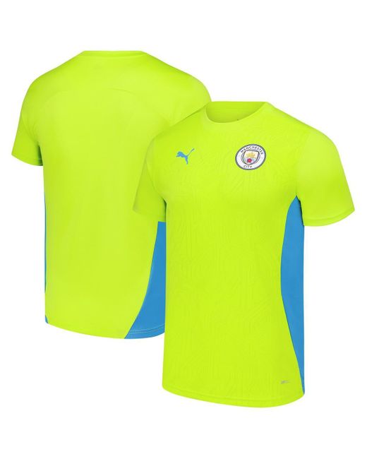 PUMA Manchester City 2024/25 Training Jersey in Yellow for Men | Lyst