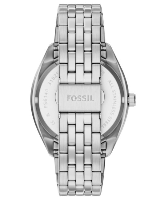 Fossil Campbell Three-hand Day-date Stainless Steel Watch in Gray for ...