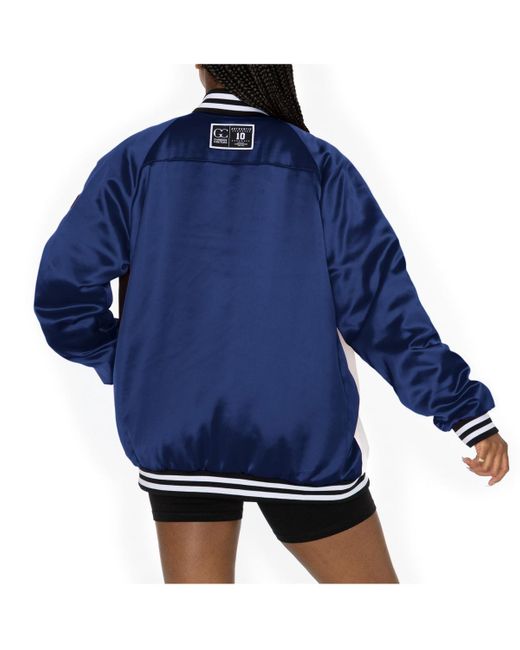 Gameday Couture Navy/white New England Patriots Oversized Hot Shot ...