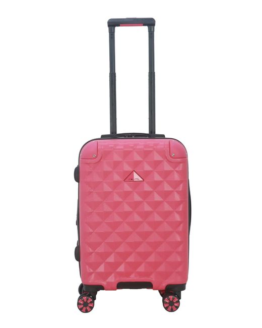 Solite Eliana 3-piece Expandable Spinner luggage Set in Red | Lyst