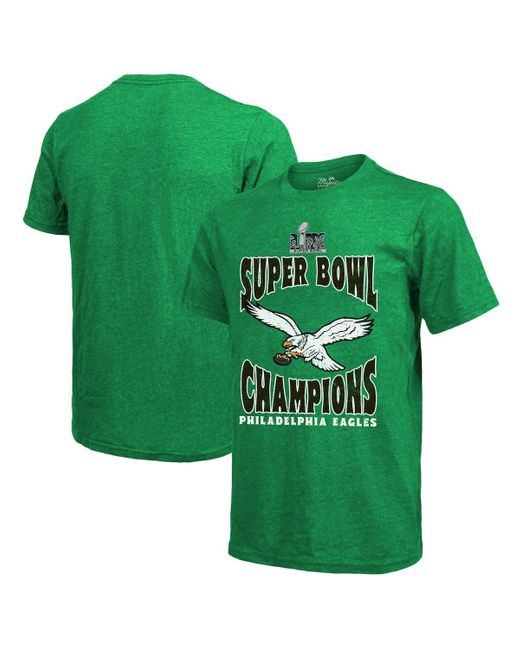 Majestic Philadelphia Eagles Super Bowl Lix Champions Retro T-shirt in Green for Men | Lyst