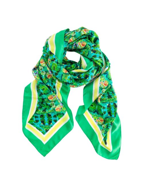 Evelyn & Kate Silk Scarf/wrap/sarong in Green | Lyst