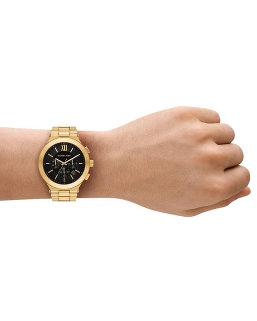 Michael Kors Â Billie Chronograph Gold-tone Stainless Steel Watch in ...