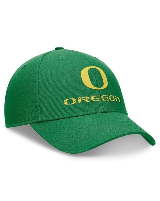 Nike Oregon Ducks Primetime Adjustable Hat in Green for Men | Lyst