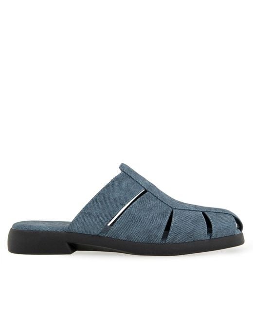 Aerosoles 4ever Almond Toe Flat Mule in Blue | Lyst