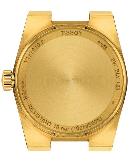 Tissot Swiss Prx Gold-tone Stainless Steel Bracelet Watch 25mm in ...