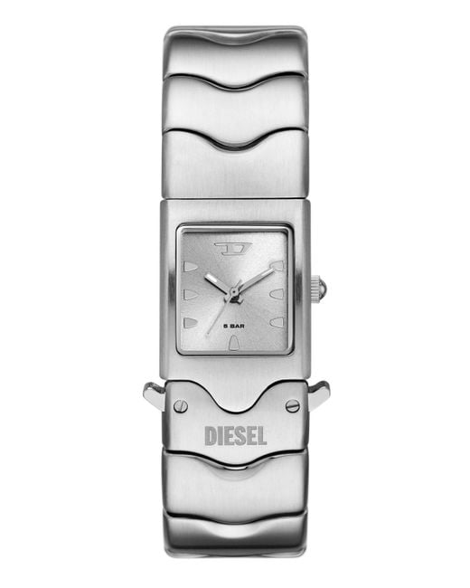 DIESEL Closer Quartz Three-hand Stainless Steel Watch in Gray for Men ...