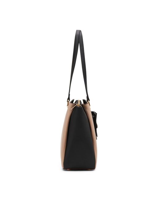 Anne Klein Structured Triple Curved Large Tote Bag in Natural | Lyst Anne Klein Structured Triple Curved Large Tote Bag in Natural | Lyst