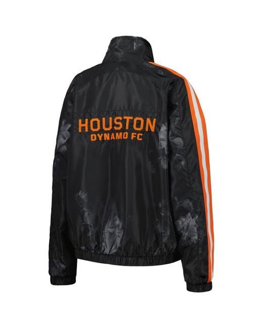 The Wild Collective Houston Dynamo Fc Full-zip Track Jacket in Black | Lyst