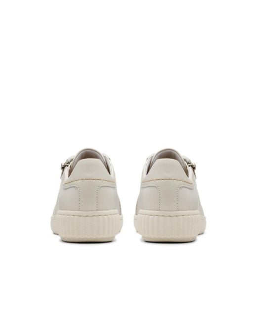 Clarks Collection Caroline Janna Slip On Sneakers in White | Lyst