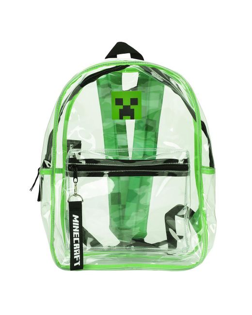 Minecraft 17" Clear Plastic Backpack in Green | Lyst