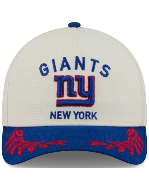 KTZ Cream/royal New York Giants 2025 Nfl Draft 9forty A-frame M-crown ...