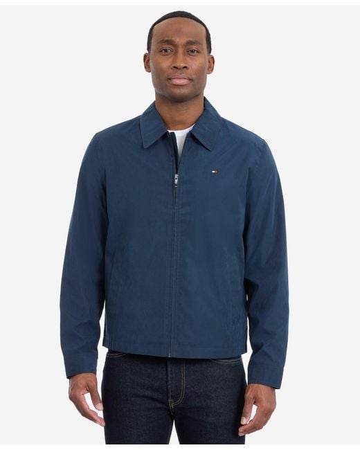 Tommy Hilfiger Wind Resistant Golf Long-sleeve Jacket in Blue for Men ...