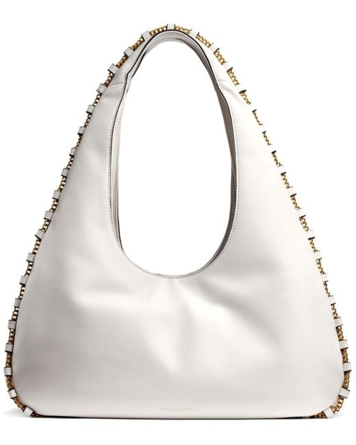 Donna Karan Triple Compartment Batiste Leather Mini Shoulder Bag in ...