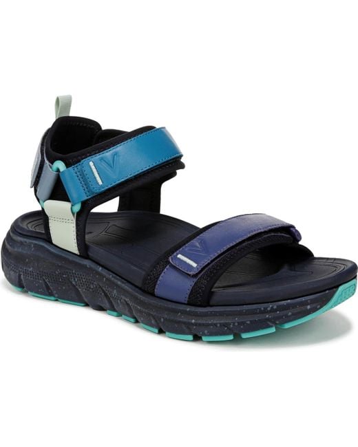 Vionic Walk Max Wanderer Walking Sandals in Blue for Men | Lyst