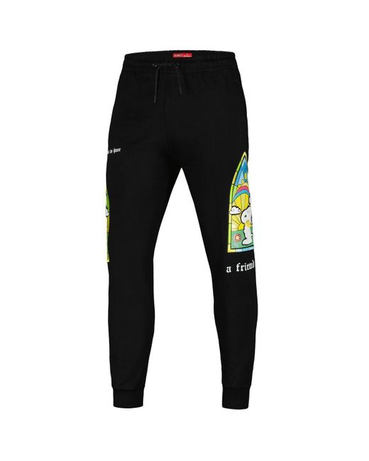 FREEZE MAX Peanuts Snoopy A Friend jogger Pants in Black for Men | Lyst