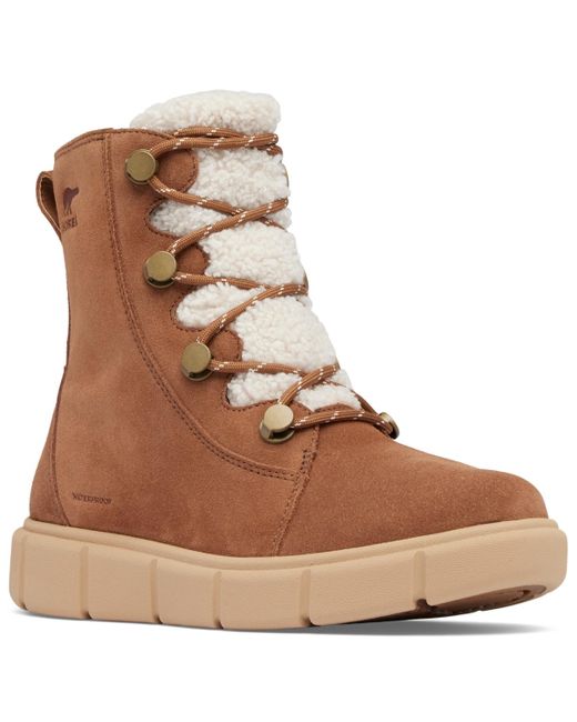 Sorel Explorer Iii Booties in Brown | Lyst