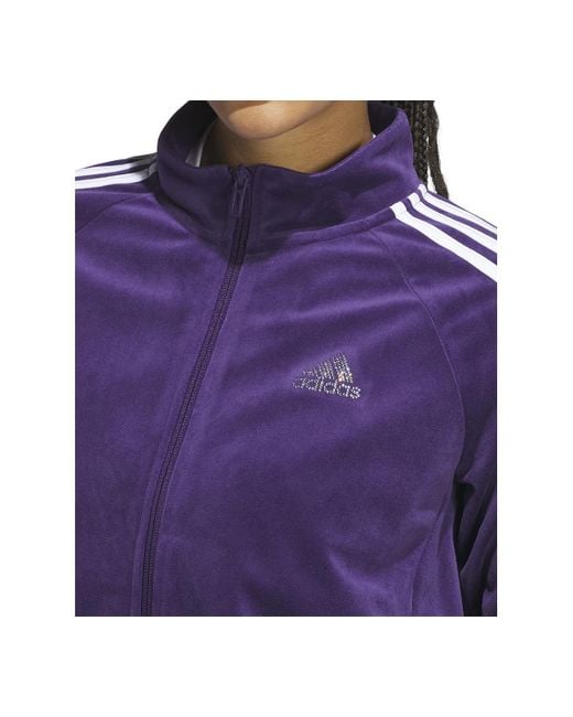 adidas Y2k Velour Glam Jacket in Purple | Lyst adidas Y2k Velour Glam Jacket in Purple | Lyst