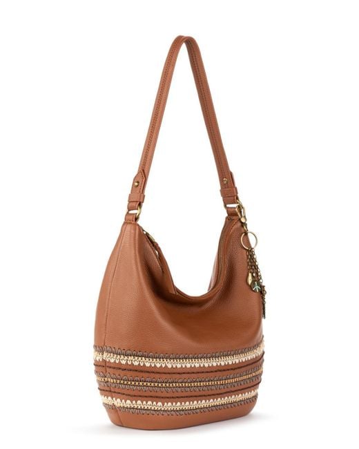 The Sak Sequoia Leather Medium Hobo Bag in Brown | Lyst