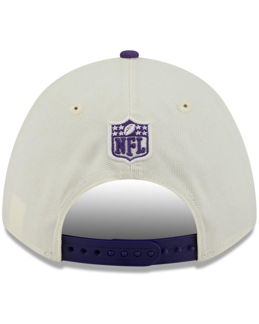 KTZ Cream/purple Minnesota Vikings 2025 Nfl Draft 9forty A-frame M ...