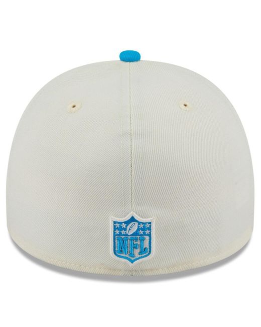 KTZ Cream/blue Carolina Panthers 2025 Nfl Draft A-frame 59fifty Fitted ...