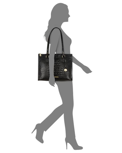 Brahmin Anywhere Melbourne Embossed Leather Tote in Red | Lyst Brahmin Anywhere Melbourne Embossed Leather Tote in Red | Lyst
