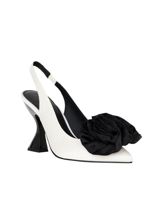 Katy Perry Laterr High Flower Heels in Black | Lyst