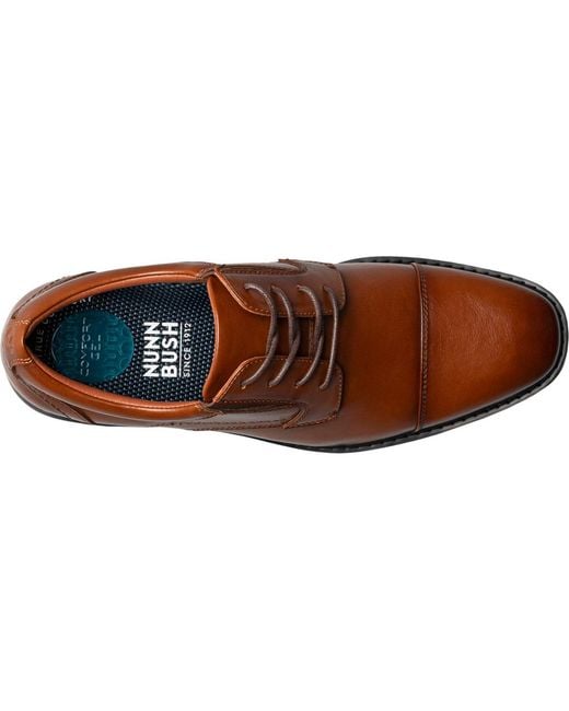 Nunn Bush Jarvis Cap Toe Oxford in Brown for Men | Lyst