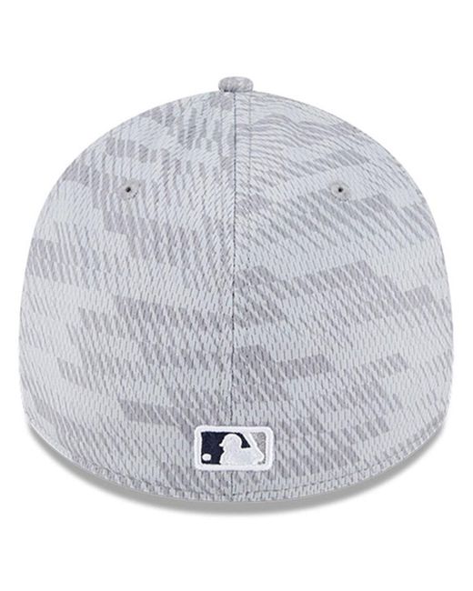 KTZ New York Yankees 2025 Mlb Clubhouse 39thirty Flex Hat in Gray for ...