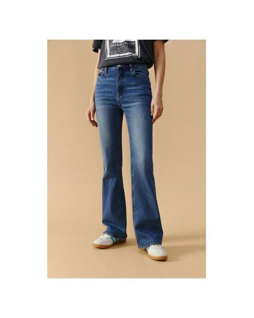 Hey Joanie Barbara High Rise Bootcut Jeans in Blue | Lyst