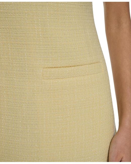 Eliza J Jewel Neck A-line Shift Dress in Natural | Lyst