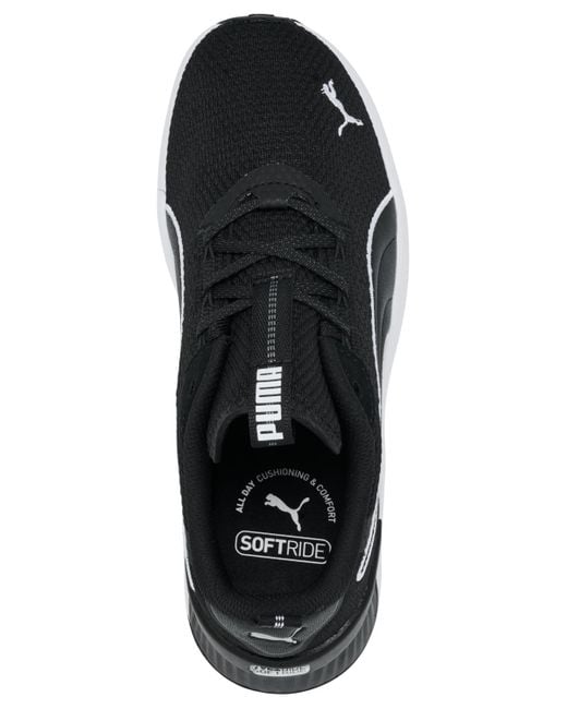PUMA Soft Ride Harli Running Sneakers From Finish Line in Black | Lyst