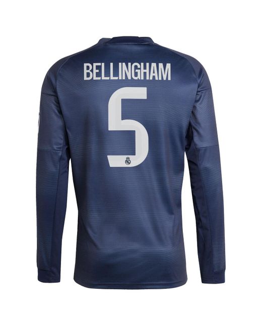 adidas Jude Bellingham Real Madrid 2025/26 Away Long Sleeve Replica ...