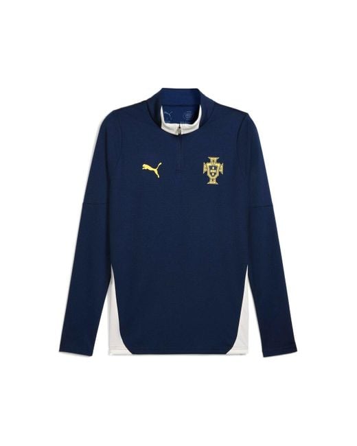 PUMA Portugal National Team 2025 Quarter-zip Training Jacket in Blue ...