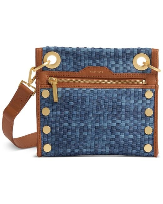 Hammitt Tony Small Stadium Crossbody In Blue Lyst