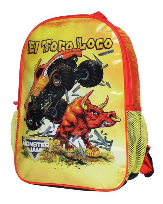 MONSTER JAM Backpack El Toro Loco Truck School Book Bag in Green | Lyst