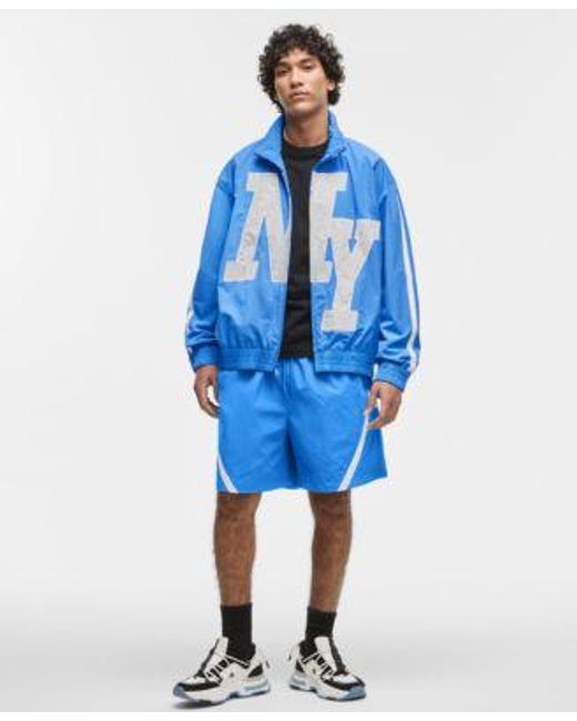 Mode Of One Ripstop Track Jacket Shorts Exclusively At Macys in Blue ...