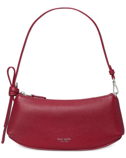 Kate Spade Small Loop Zip Pochette Bag in Red | Lyst