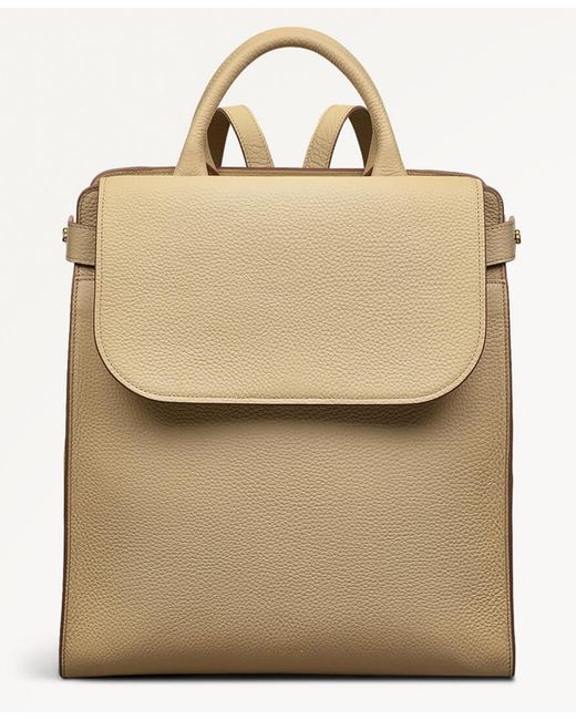 Radley Rathbone Large Flap Over Backpack Bag in Natural | Lyst