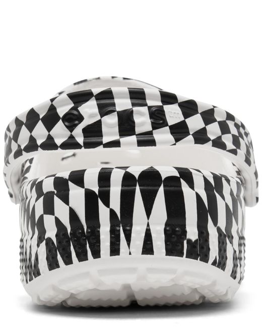 Crocs™ Classic Warped Checker Clog From Finish Line in Black | Lyst