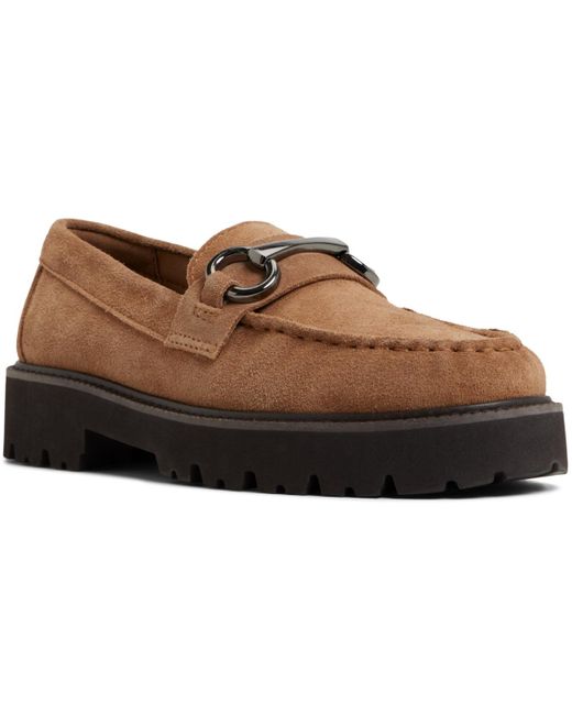 ALDO Danrose Lug-sole Bit Loafers in Brown | Lyst